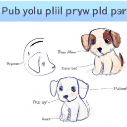 How To Draw A Puppy - A Step By Step Drawing Guide – Custom Paint By ...