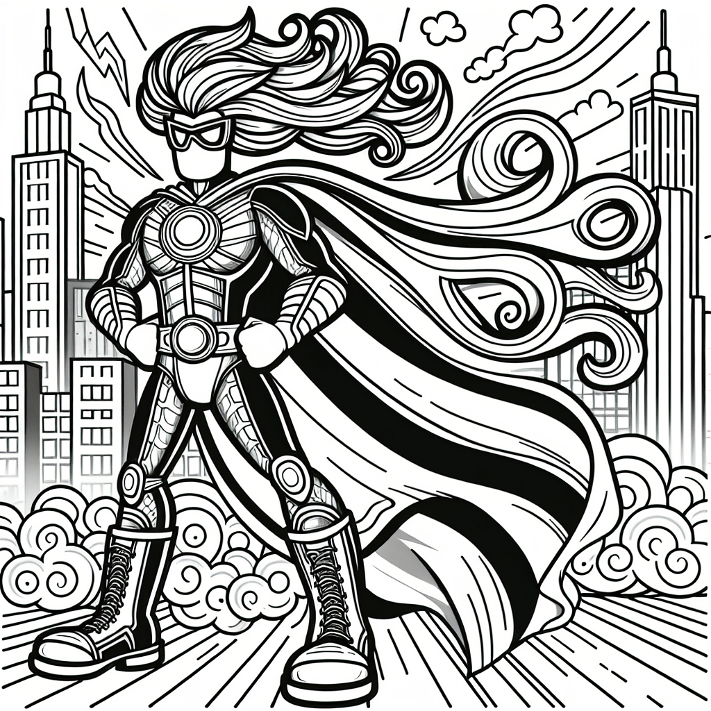 Superhero Coloring Pages | Free Printable PDF – Custom Paint By Numbers
