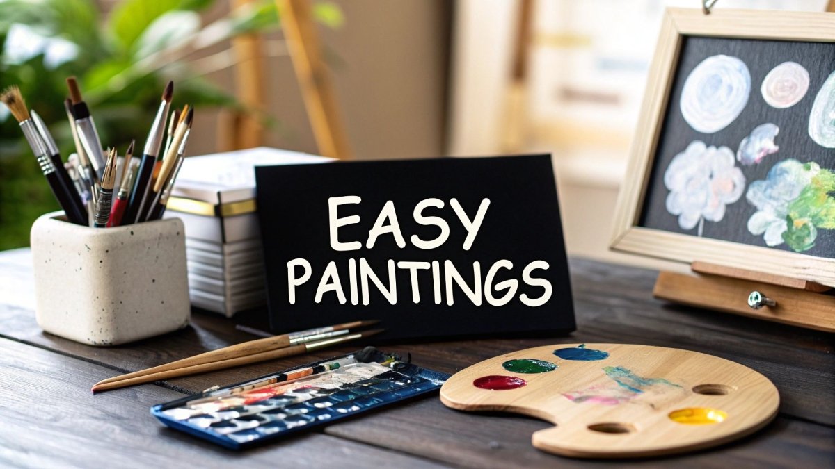 10 Easy Things to Paint for Beginners to Try in 2026 – Custom Paint By ...