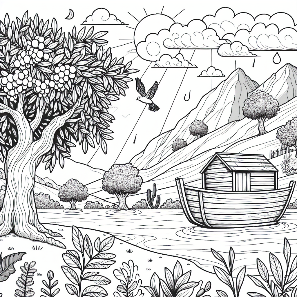 Bible Coloring Pages – Custom Paint By Numbers