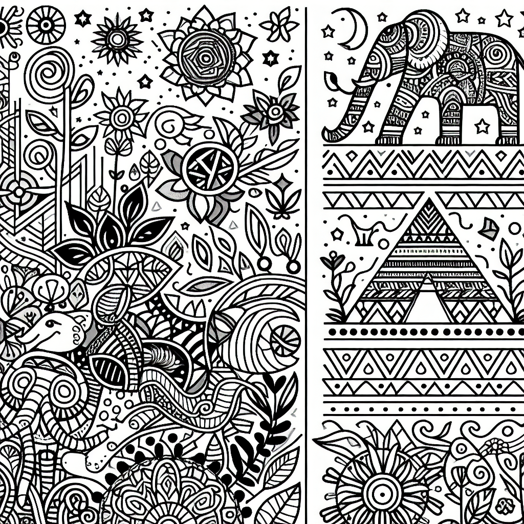Hard Coloring Pages – Custom Paint By Numbers