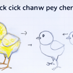 How To Draw A Baby-Chick - A Step By Step Drawing Guide – Custom Paint ...