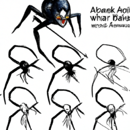 How To Draw A Black-Widow - A Step By Step Drawing Guide – Custom Paint ...