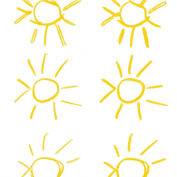 How To Draw A Cartoon-Sun - A Step By Step Drawing Guide – Custom Paint ...