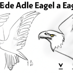How To Draw A Eagle - A Step By Step Drawing Guide – Custom Paint By ...