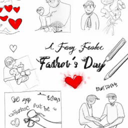 How To Draw A Fathers-Day - A Step By Step Drawing Guide – Custom Paint ...