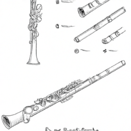 How To Draw A Flute - A Step By Step Drawing Guide – Custom Paint By ...