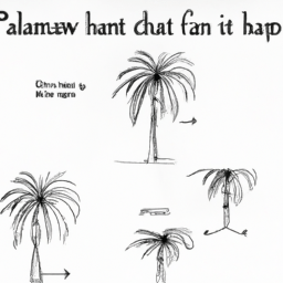 How To Draw A Palm-Tree - A Step By Step Drawing Guide – Custom Paint ...