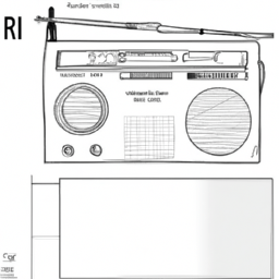 How To Draw A Radio - A Step By Step Drawing Guide – Custom Paint By ...