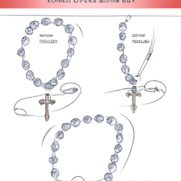 How To Draw A Rosary - A Step By Step Drawing Guide – Custom Paint By ...