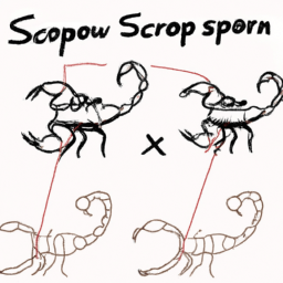 How To Draw A Scorpion - A Step By Step Drawing Guide – Custom Paint By ...