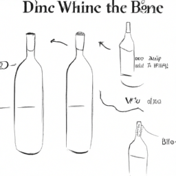 How To Draw A Wine-Bottle - A Step By Step Drawing Guide – Custom Paint ...