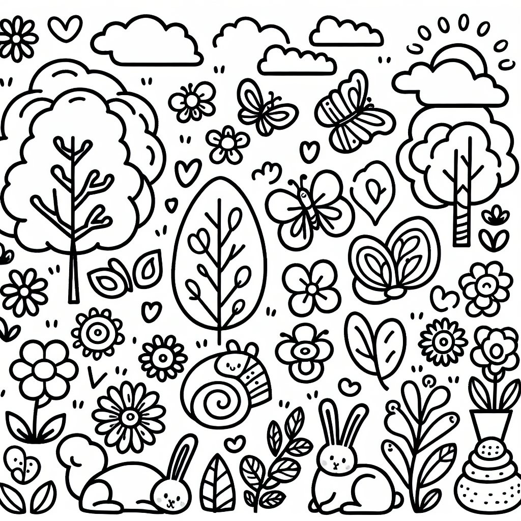 Simple Coloring Pages – Custom Paint By Numbers