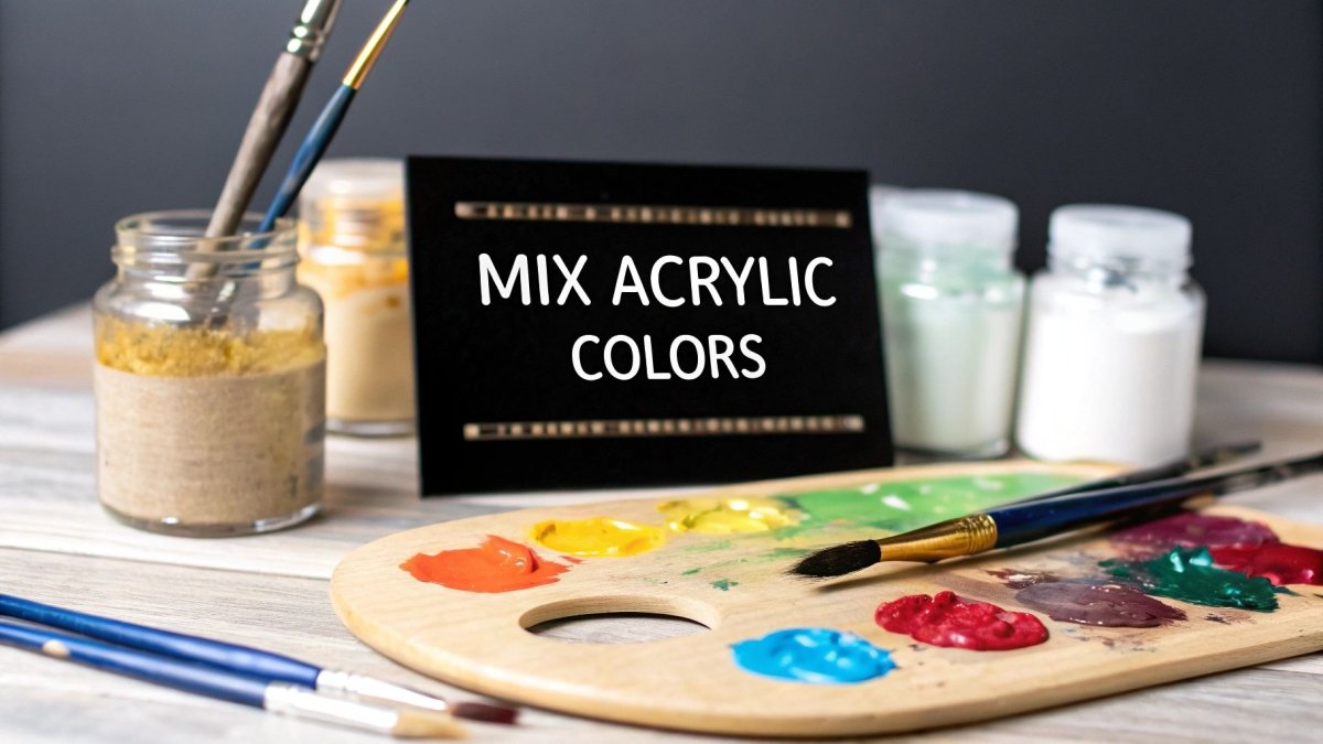 Your Essential Acrylic Paint Mixing Guide | Paint By Numbers – Custom ...