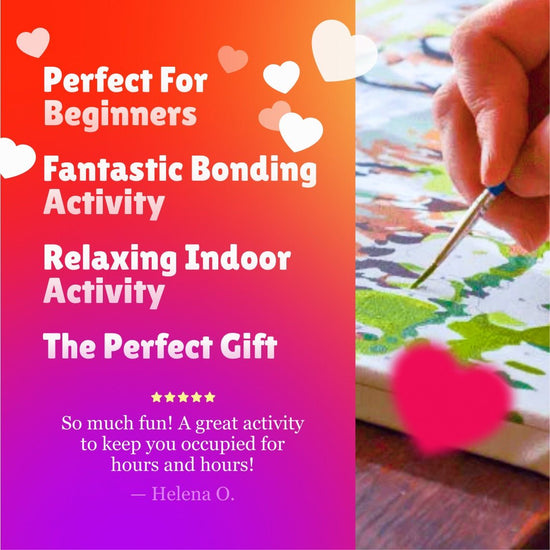 Free Paint By Number Canvases Printable PDF for Download – Custom Paint ...